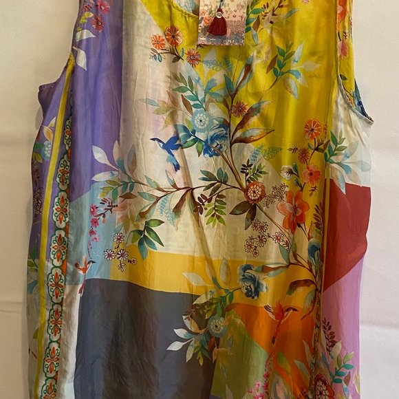 Johnny Was | Tops | Johnny Was 2x 0 Silk Valley Tank Top | Poshmark
